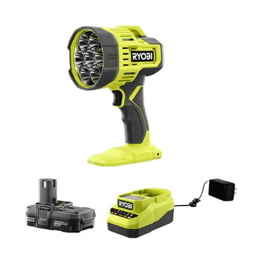 Ryobi ONE+ 18V Powerful Cordless LED Work Light Spotlight, Up To 3000 ...