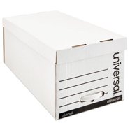 Storex Plastic File Tote Storage Box, Letter/Legal, Snap-On Lid, Clear ...