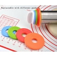 atopo Rolling Pin and Silicone Baking Pastry Mat Set for Pizza, Pie ...