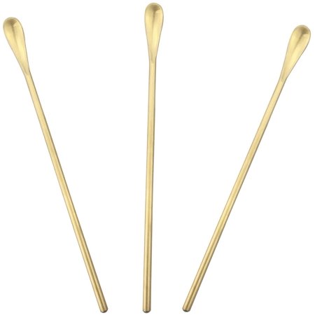 Gold Matte Long Handle Spoon Cocktail Mixing Stirring Spoons Iced Tea ...