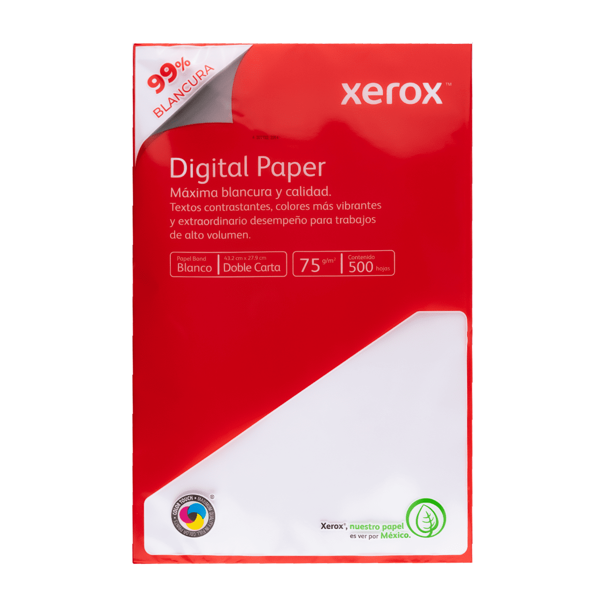 Paquete De Hojas Papel Bond Tamaño Doble Carta Xerox Digital Paper 99% ...