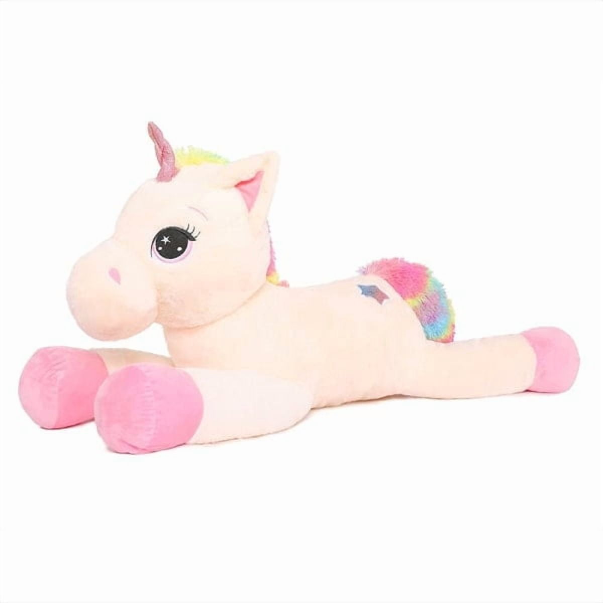 Click here for Jjnj 32in Large Unicorn Toy Plush  Beige Giant Uni... prices