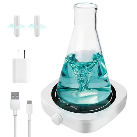 Magnetic Stirrer, Bmatwk Mini Lab Magnetic Stir Plate with Stir Bar ...