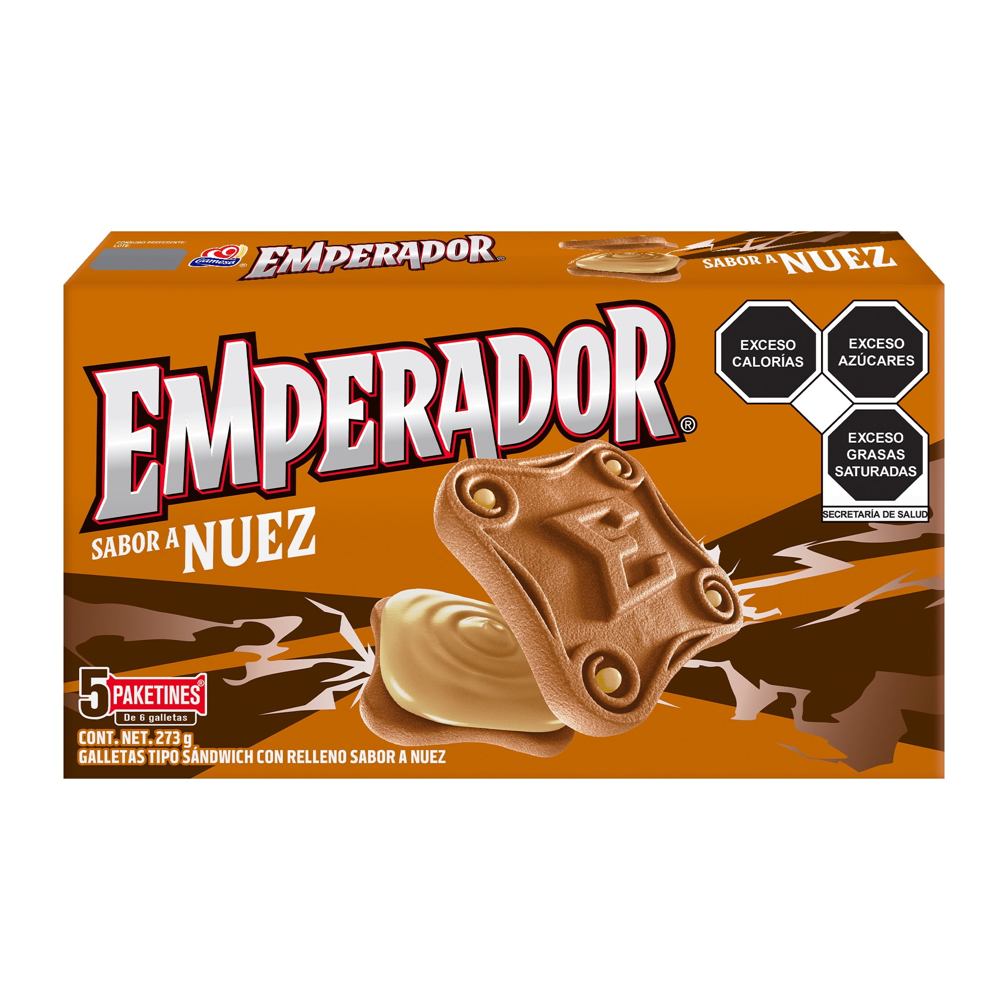 Galletas Emperador sabor Nuez 273 g | Walmart en línea