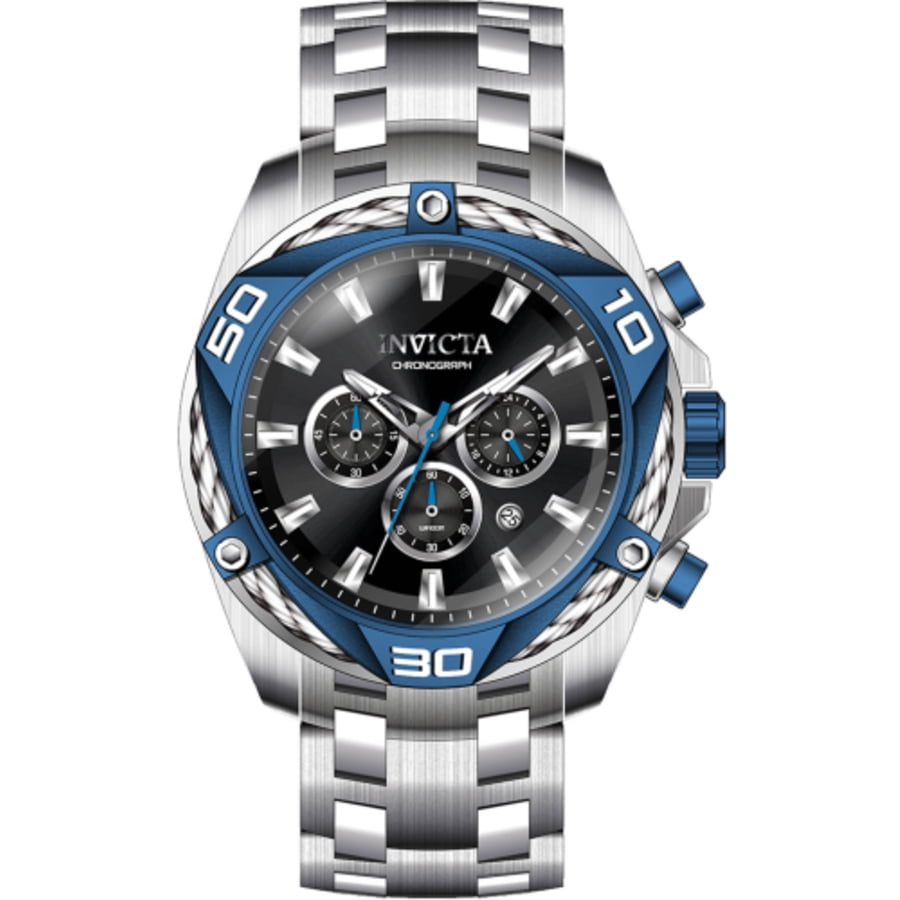 Invicta Bolt Chronograph Quartz Black Dial Men's Watch 38572 - Walmart.com