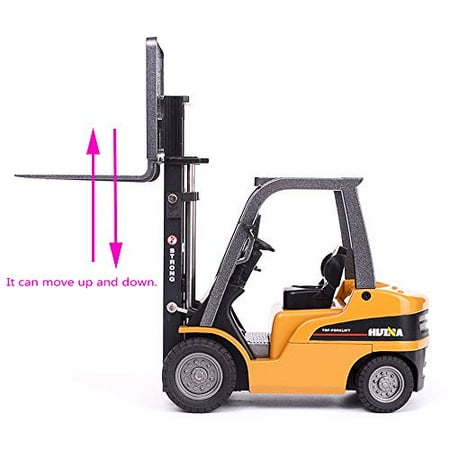 Ailejia 1/50 Scale Forklift Trucks Alloy Models Fork Truck Warehouse ...