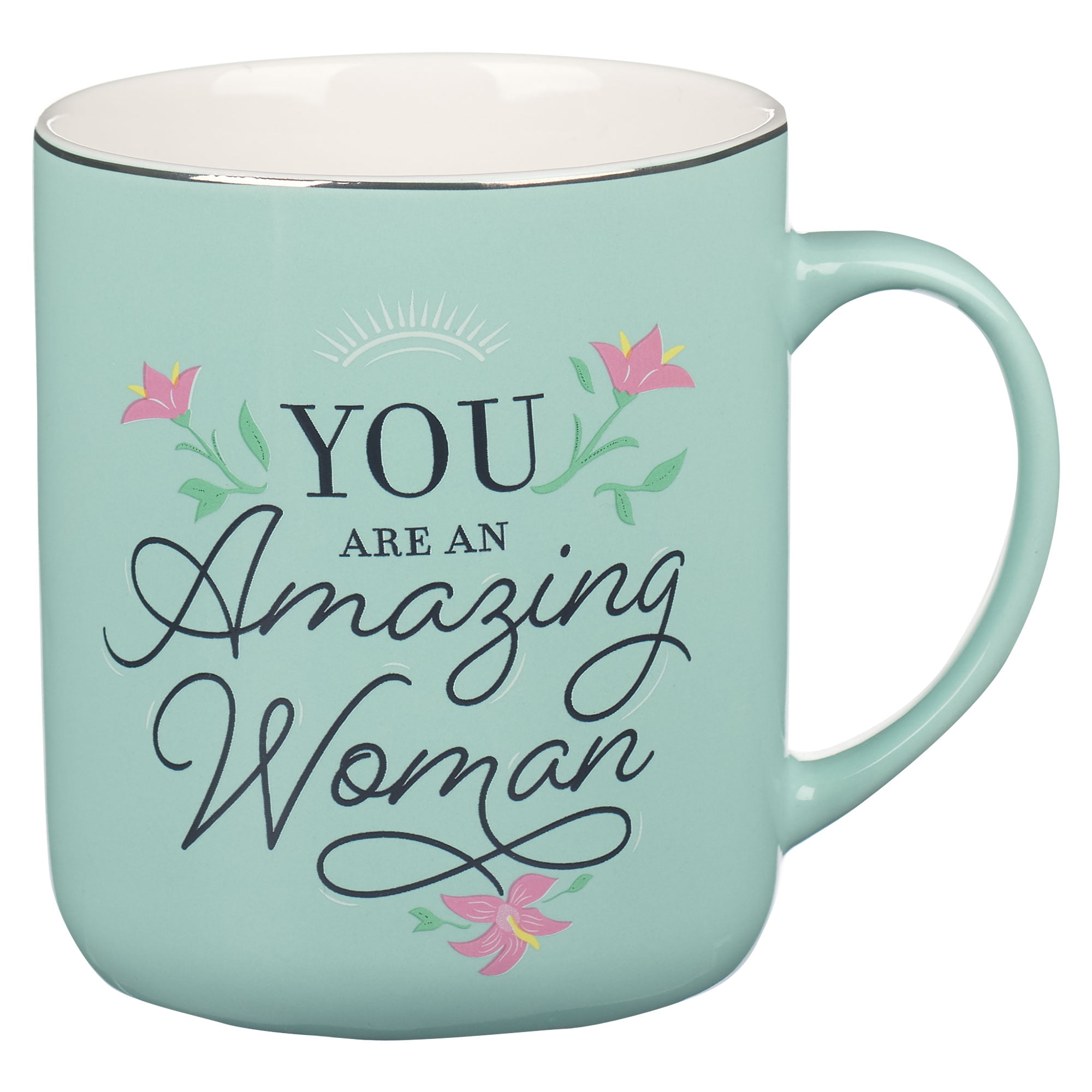 WITH LOVE Inspirational Coffee Mug for Women, You Are an Amazing Woman ...