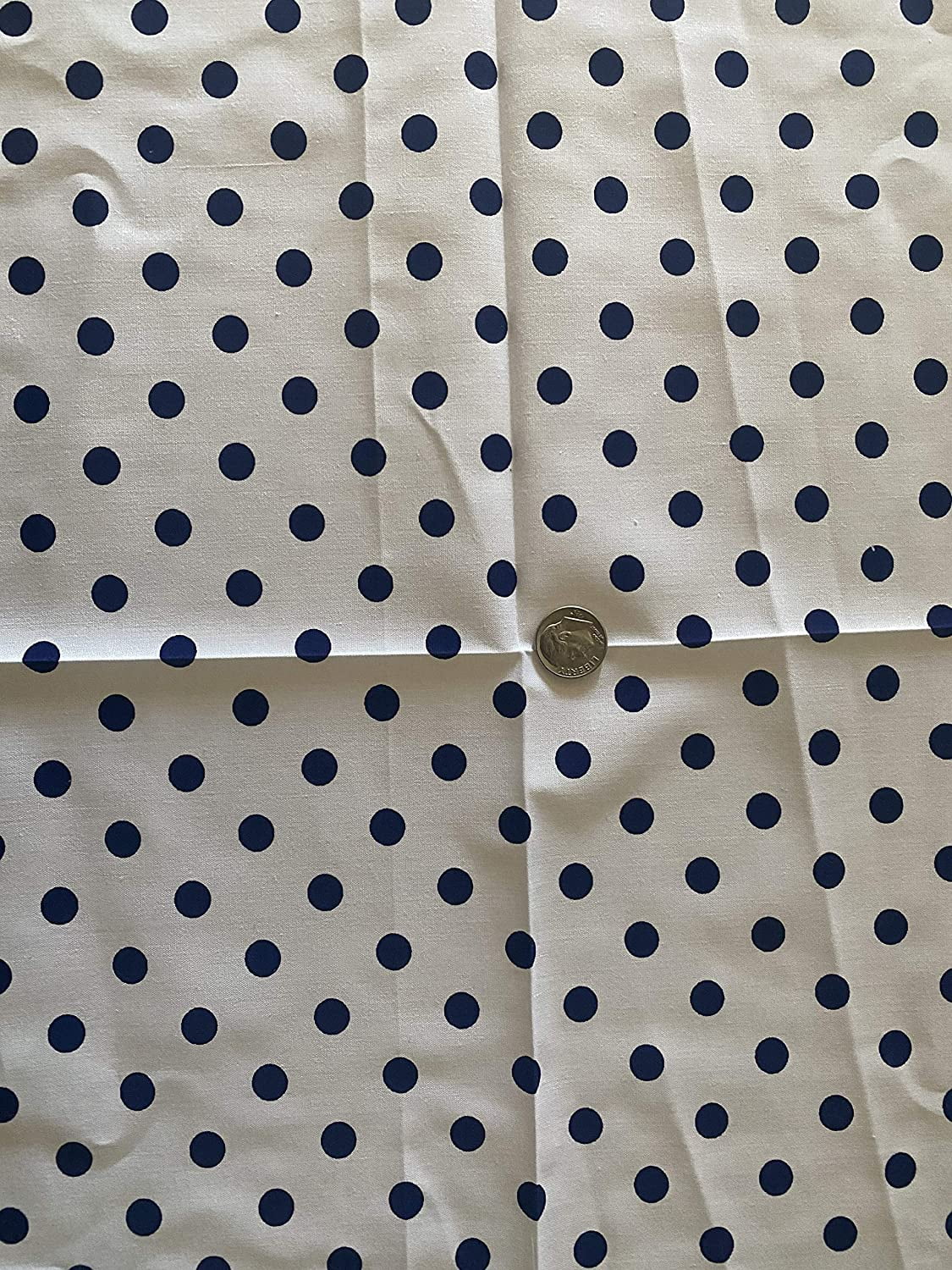 Valentina Textile inc Small Polka Dot Poly Cotton Multi-Colors 60" Wide ...