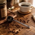 Milk Scoop 304 Stainless Steel 1-oz Long Handle Coffee Measuring Spoon ...