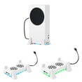 Vertical Stand with Cooling Fans for Xbox Series S Console, 3 Levels ...