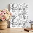 Classical Black White Canvas Wall Art for Living Room, Tree Branch ...