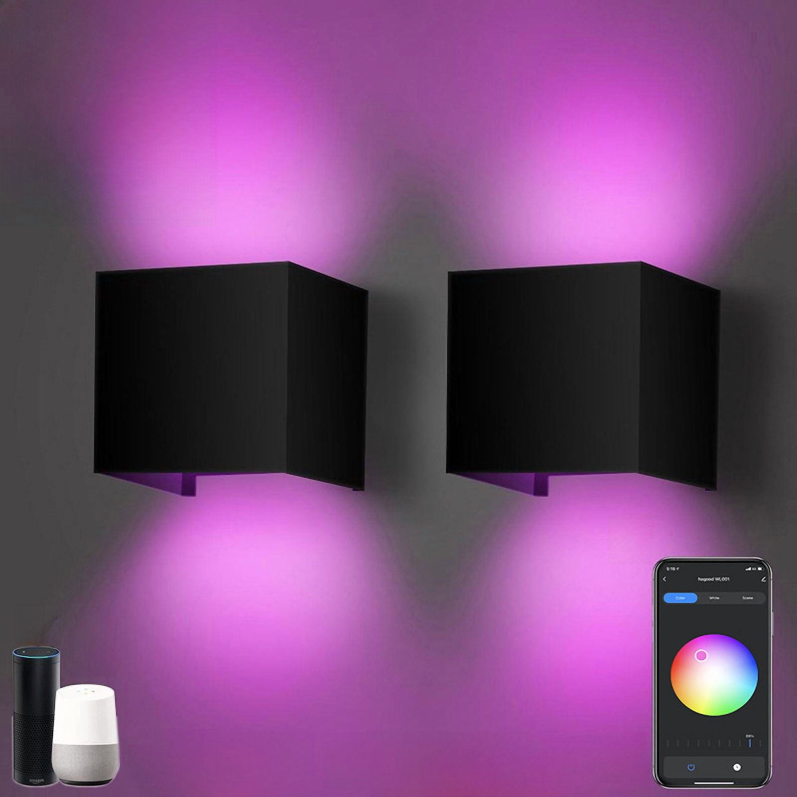 Click here for Unbranded Smart Rgbw Outdoor/Indoor Wall Light Wit... prices