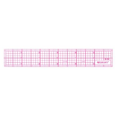 Westcott Acrylic Data Highlight Reading Ruler With Tinted Guide, 15 ...