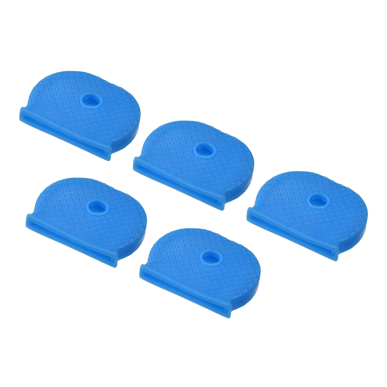 Uxcell Silicone Keys ID Sleeve Identifier Key Cap Cover Tags, Blue 20 ...