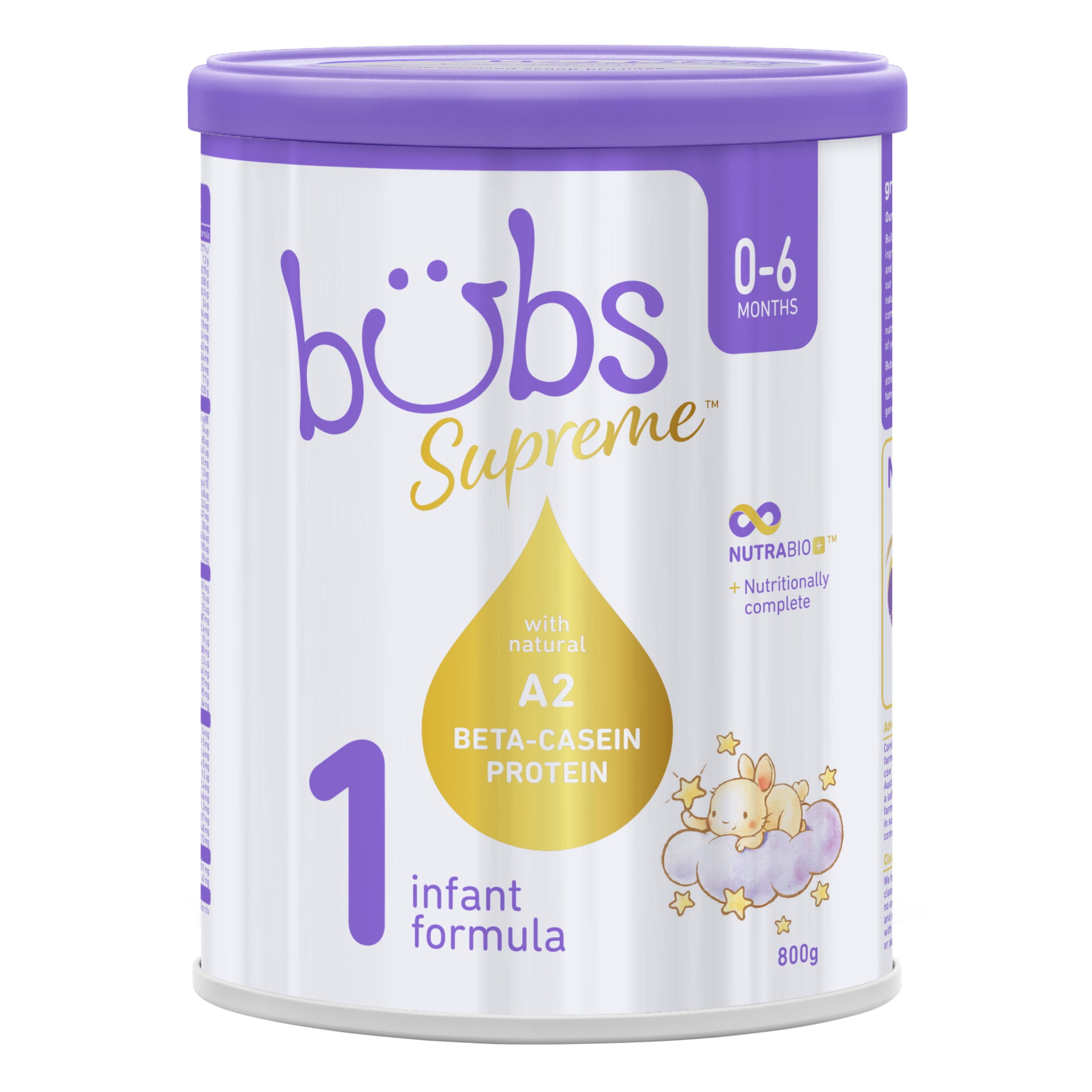 Buy Bubs Supreme Infant Formula, Stage 1, 28.2 oz Online at Lowest ...