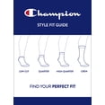 Champion Men’s Crew Socks 6 Pack – Flat Knit, Moisture-Wicking, Arch ...