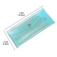 Anckoeil Transparent Pencil Case, Portable Snap Closure Organizer Pouch ...