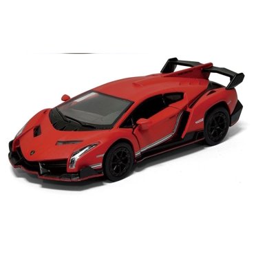 4 PC SET: 5" Kinsmart Lamborghini Veneno Diecast Model Toy Car 1:36 ...