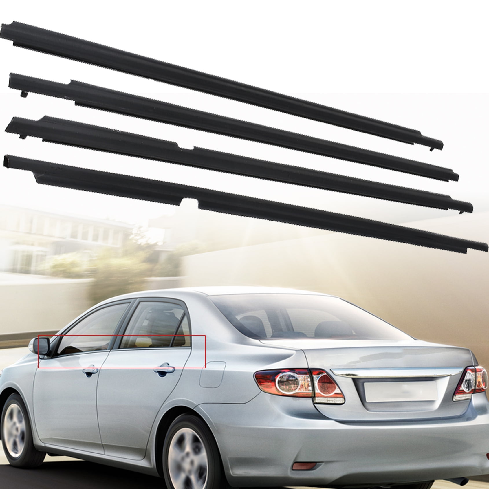 Genrics Window Seal Window Moulding Trim Outer Door Seal Belt ...