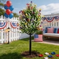 Artificial Flower Stake with Eucalypts Leaves 18.8", Waterproof ...