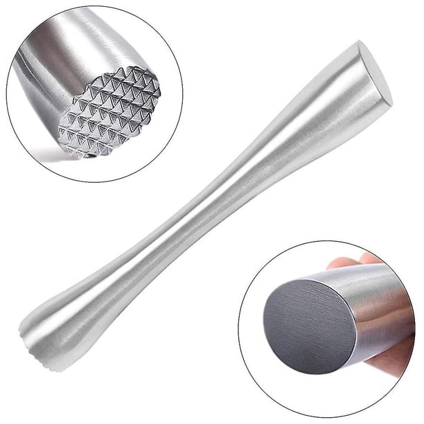 Cocktail Pestle Made Of Stainless Steel, Ice Chopper Lemon Masher Bar ...