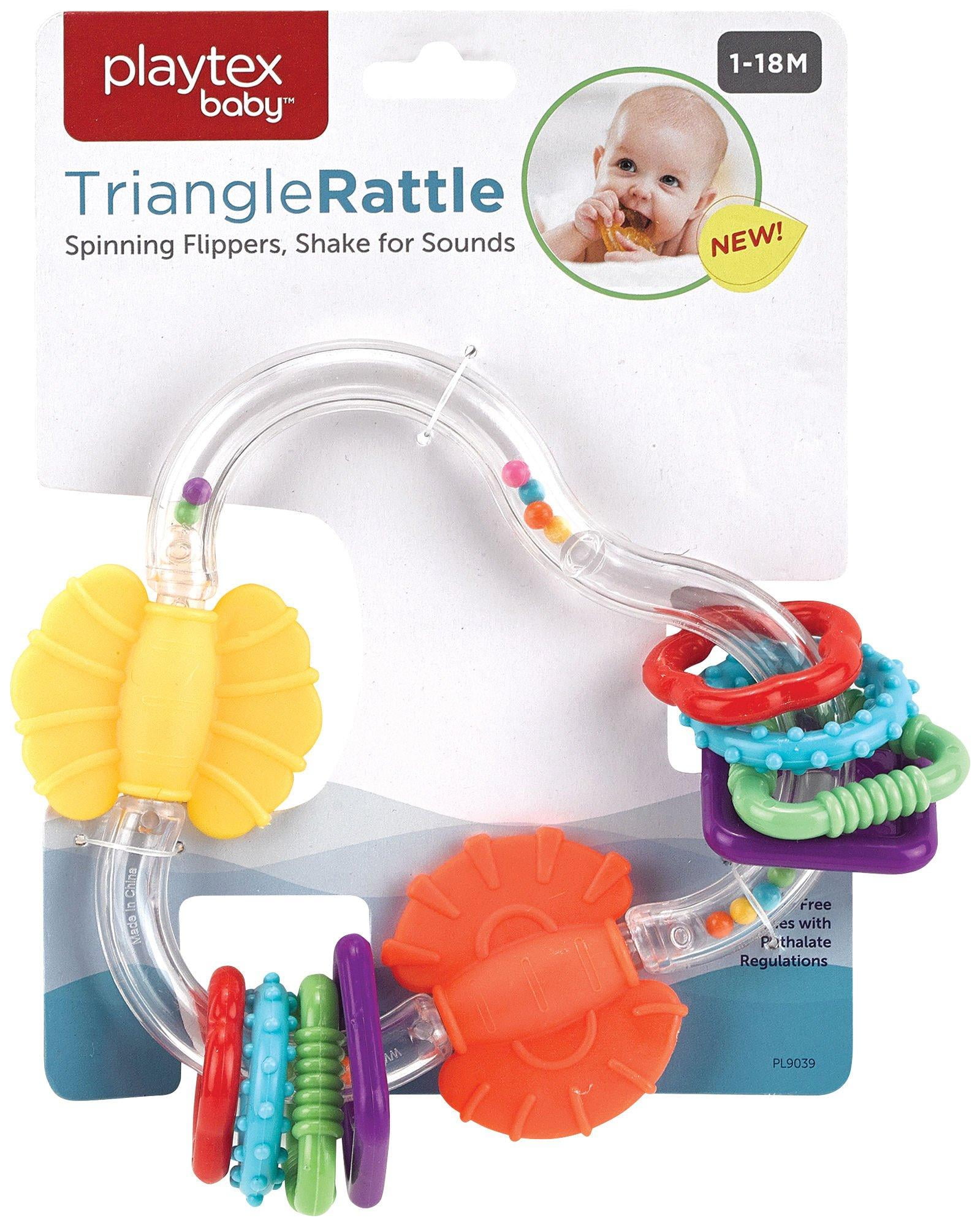 Playtex Baby Triangle Rattle One Size Multi – Walmart Inventory Checker ...