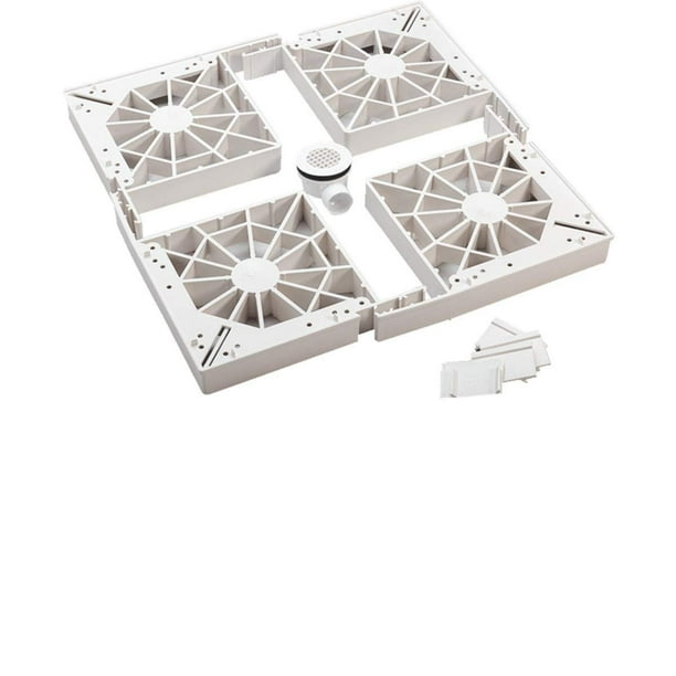 Mustee, E. L. 86.500 Durastall Extended Base Kit, White - Walmart.com