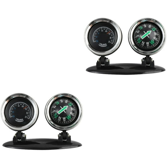 Compass Outside Temperature Gauge Car