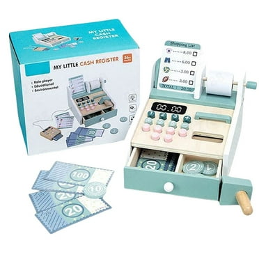 Free Shipping! VALESSATI Supermarket Pretend Play Set Cash Register ...