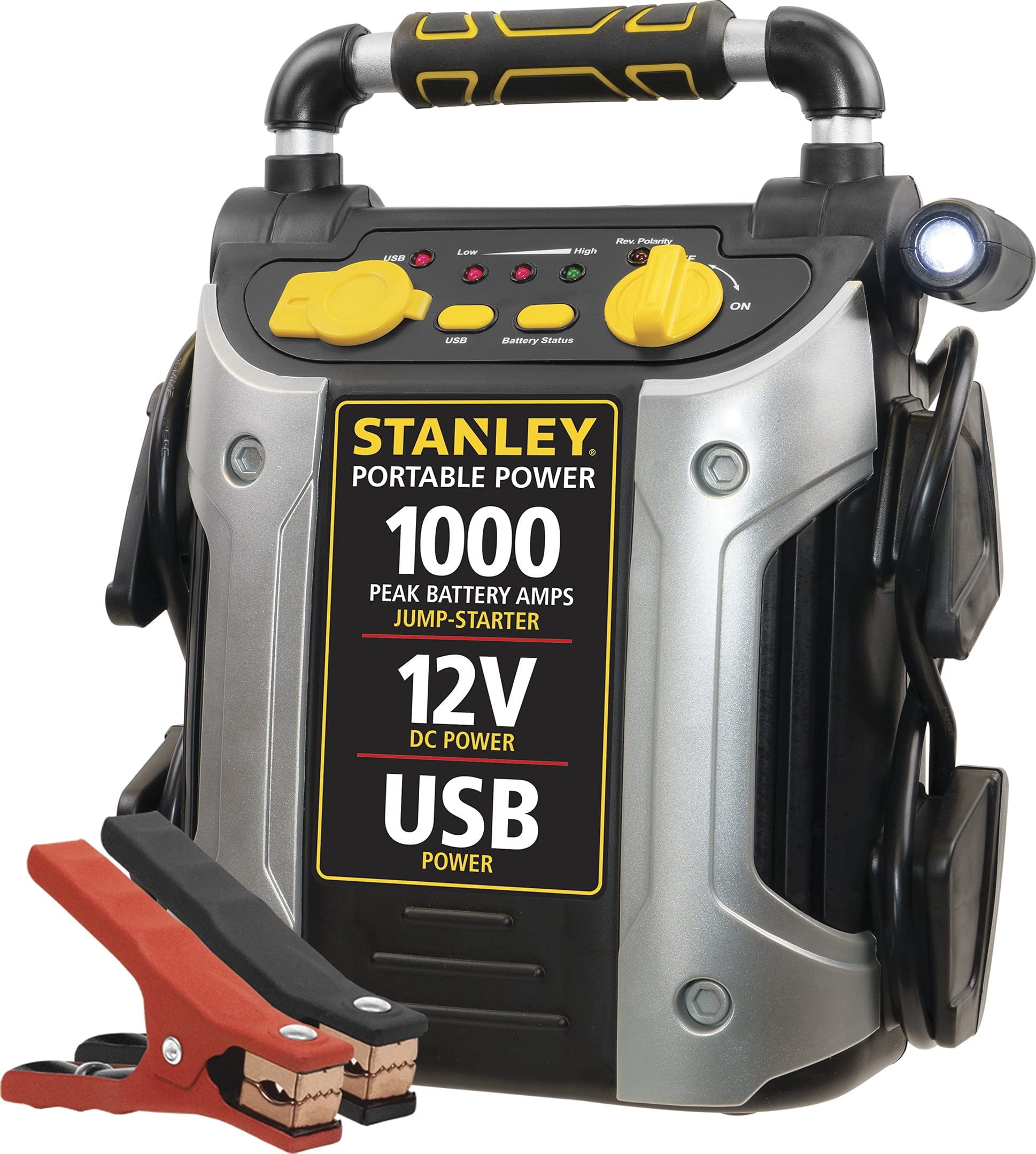 Stanley J509 Portable Power Station Jump Starter 1000 Peak Amp Battery ...