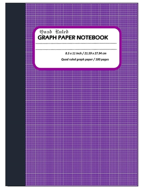 Quad Rule Graper Paper Notebook (Paperback) - Walmart.com