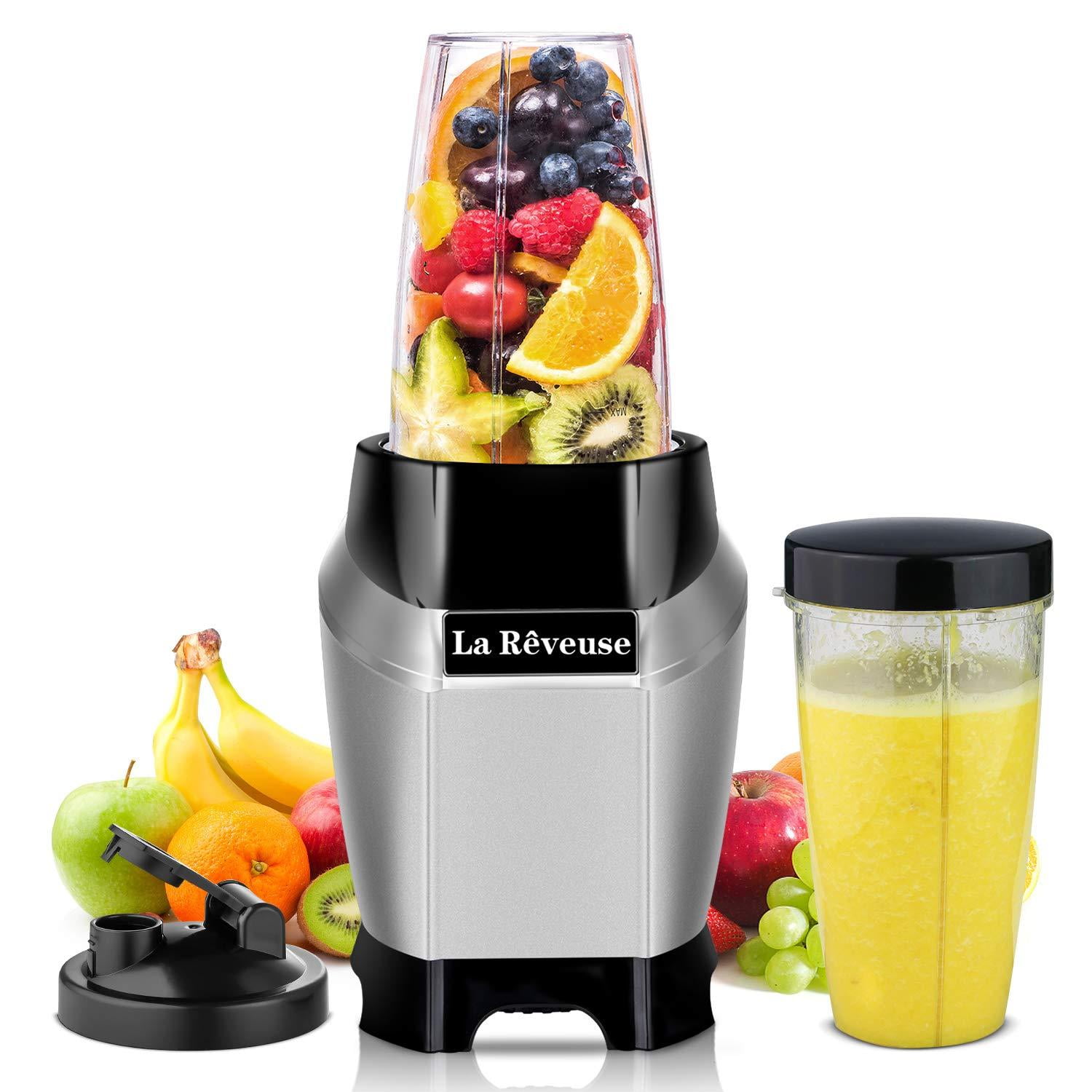 La Reveuse Countertop Blender 600 Watts-with 20 oz and 24 oz BPA Free ...