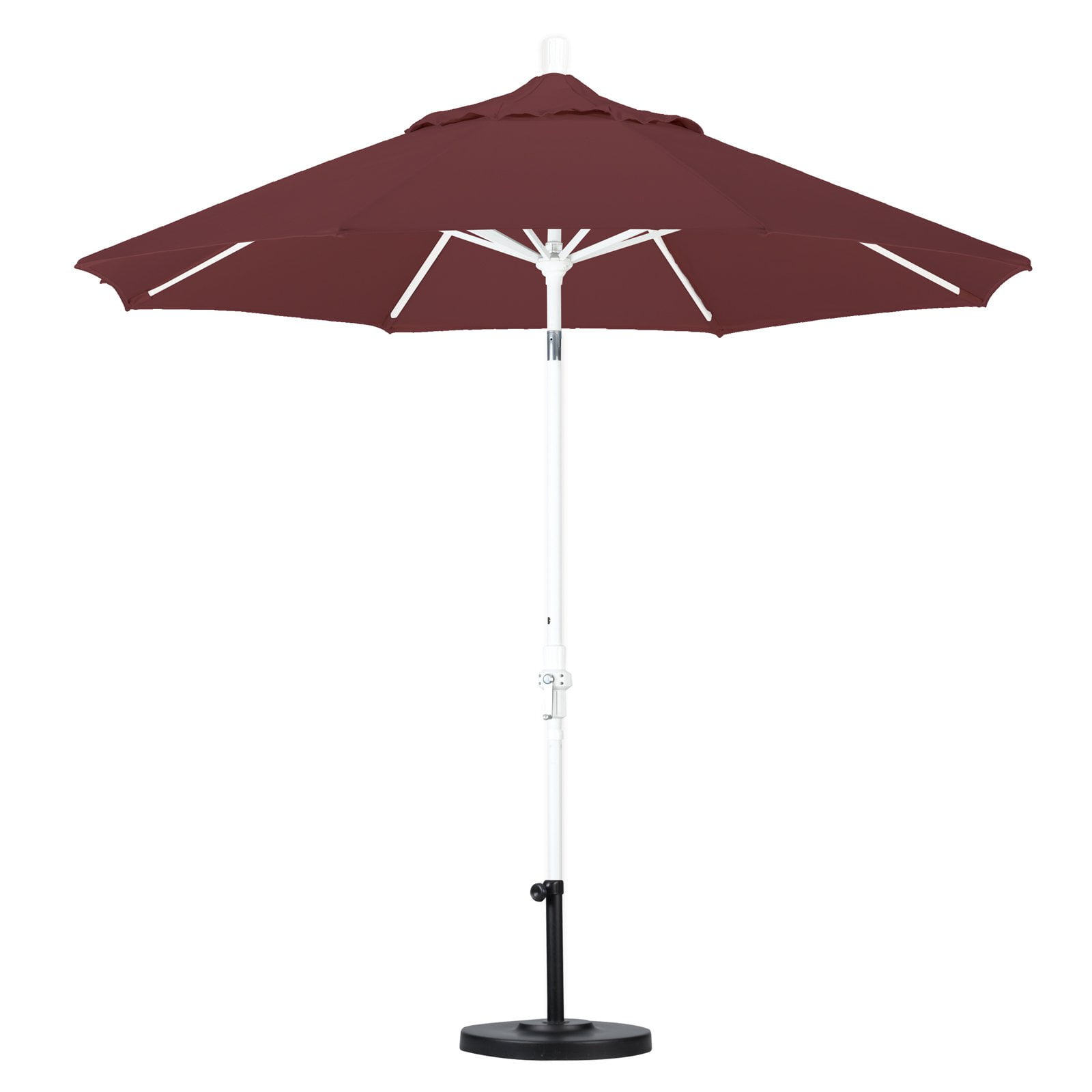 California Umbrella 9 ft. Pacifica Aluminum Single Vent Tilt Market ...