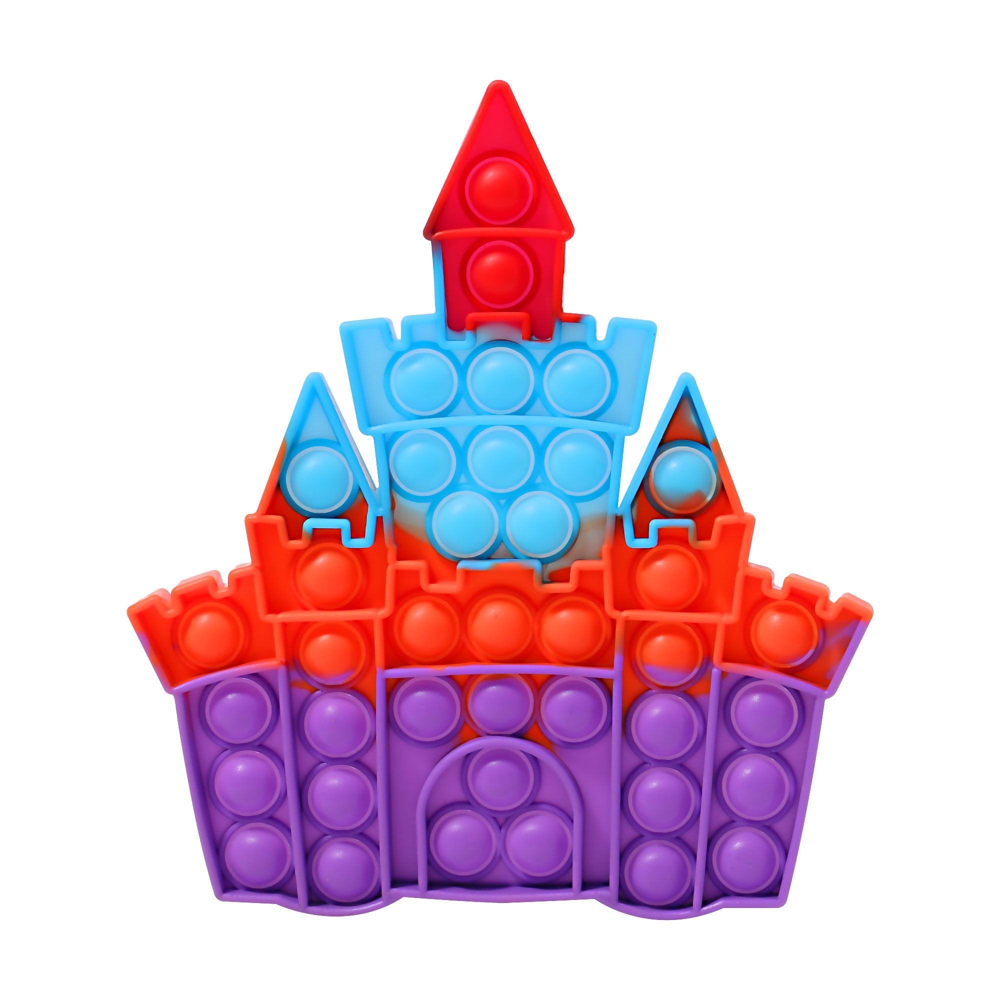 Nokiwiqis Fidget Toy Plate, Castle / Popcorn Shape Desktop Game Prop ...