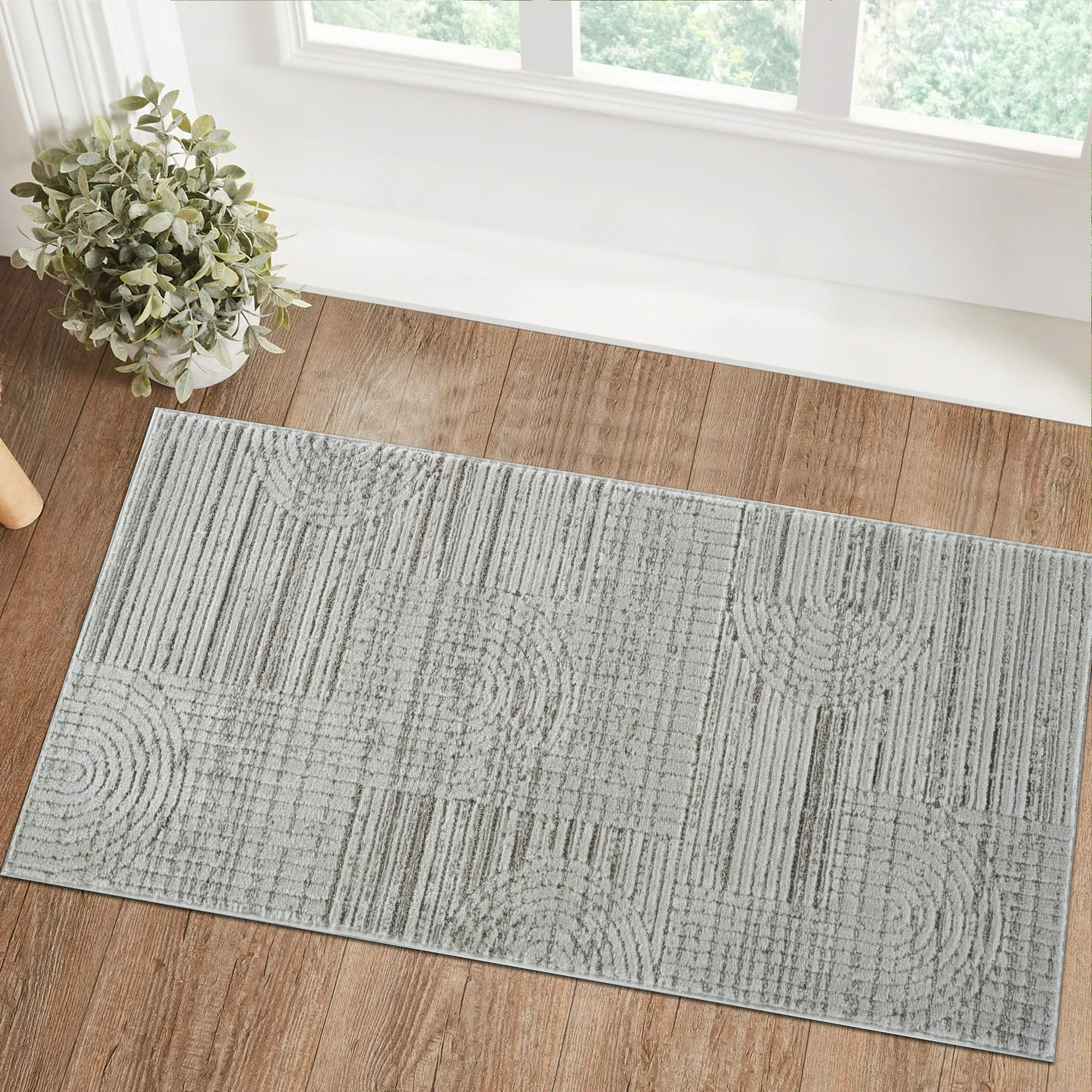 Click here for Rug Branch Astra Modern Indoor Area Rug  Grey  Geo... prices