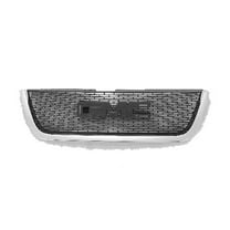 New Aftermarket Premium Fit Chrome / Black Front Grille 53100AC060 fits ...