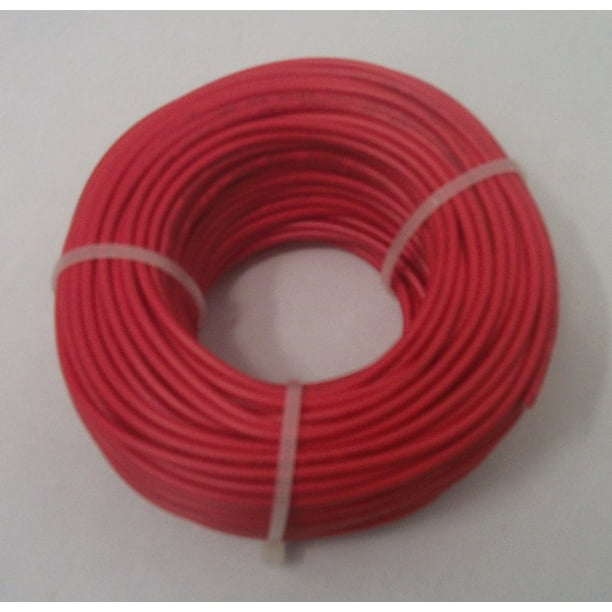 20 AWG tinned copper stranded hook up wire, 100 feet per RED UL1007 - Walmart.com - Walmart.com