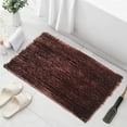 Civkor Bathroom Rugs,Brown Bath Mats Set 2 Pieces with Non Slip Backing ...