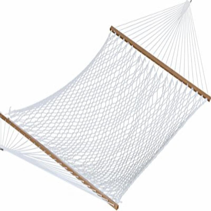 Click here for Vivere Polyester Rope Hammock - Double (White) 84... prices