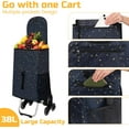 Foldable Stair Climbing Shopping Cart with Insulated Bag for Grocery ...