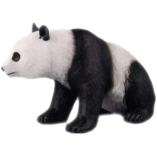 Panda Model Realistic Panda Toy Figurine Wildlife Animals Figure Panda ...