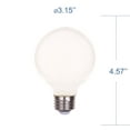 Great Value G25 LED Bulb, 3-Watt (40W Equivalent) Soft White Decorative ...