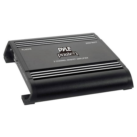 Pyle 2 Channel 2000w Bridgeable Mosfet Amplifier | Walmart Canada