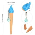 WSNIJFU 12 Pieces Ice Cream Pen Novelty Cute Ink Pen Assorted Color ...