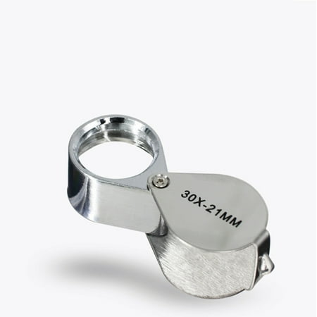 Homeex 30x 21mm Glass Magnifying Magnifier Jeweler Eye Jewelry Loupe ...