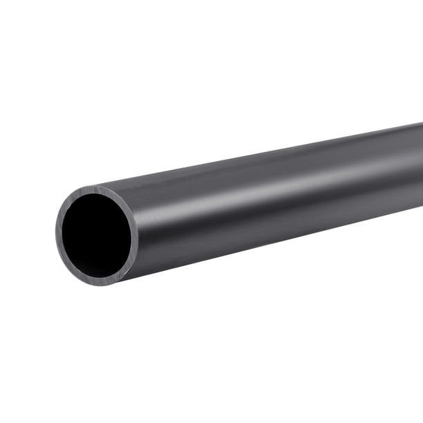 Uxcell 20.5mm ID 25mm OD 0.35m Dark Grey PVC Rigid Round Pipe High ...