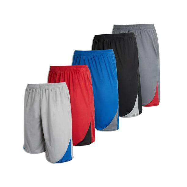 Real Essentials Boys' 5-Pack Mesh Active Athletic Performance ...
