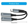 Braided USB C Cable with Power Delivery 18W Two Port Charging Adapter ...