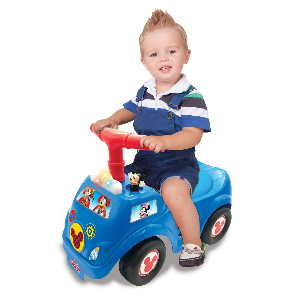 Disney Mickey Mouse Lights N' Sounds Activity Ride-On - Walmart.com ...