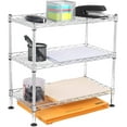 Internet's Best 3-Tier Mini Wire Utility Shelving - Silver - Walmart.com